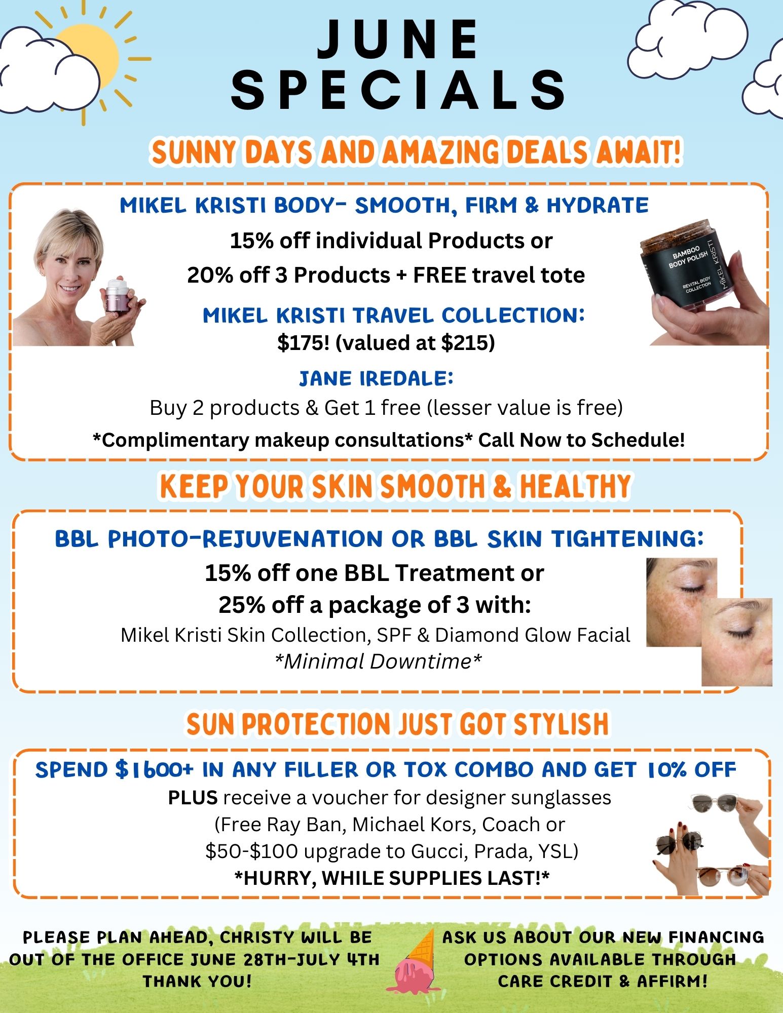 Specials | My Skin Appeal